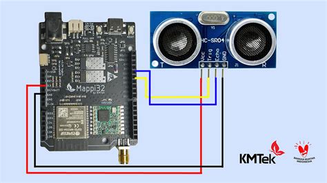 Tutorial Mengukur Jarak Menggunakan Sensor HC-SR04 pada Mappi32 dan Blynk