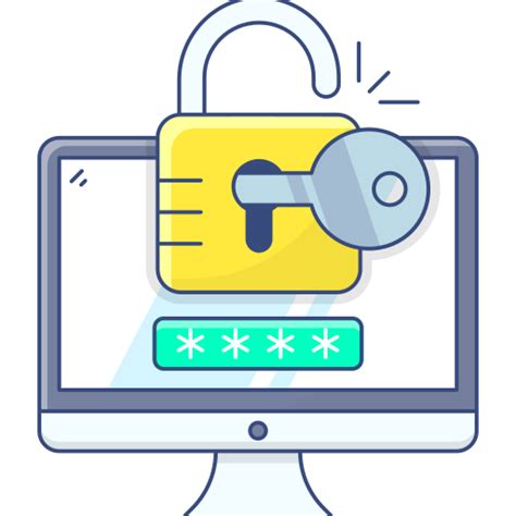 Secure Computer Free Icon