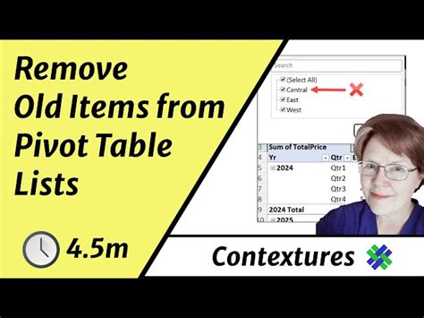 pivot table filter showing old values in pivot table