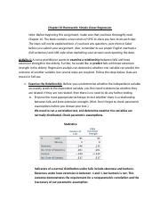 Understanding Regression Analysis For Simple Linear Relationships Course Hero