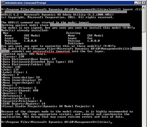 Dynamics Ax365fo Ax2012 Export And Import Model
