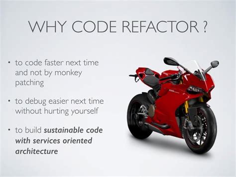 Code Refactor Strategy Part 1 Ppt