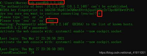 Win10命令行实现对linux（centos）的ssh远程操作、sftp传输文件cmd Ssh 文件传输 Csdn博客