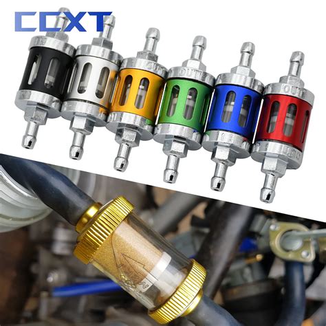 오토바이 Atv 더트 바이크 Cnc 유리 가스 연료 가솔린 오일 필터 혼다 야마하 가와사키 Ktm Exc Sx Sxf Xc 모토크로스 8mm031 인치