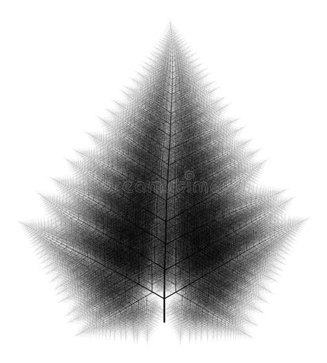 computer generated self similar l system branching tree fractal generative art stock