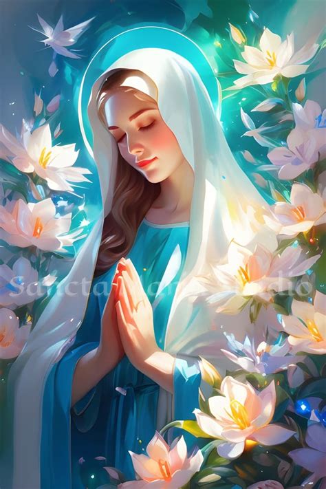 Mother Mary Praying Virgin Mary Art Mother Mary Images Jesus And