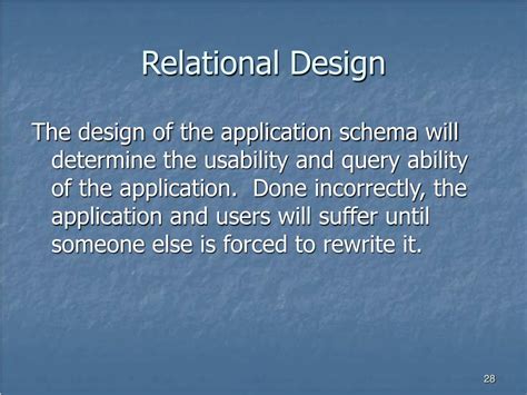 ppt fundamentals of relational database design and database planning
