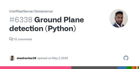 Ground Plane Detection Python Issue Intelrealsense Librealsense Github