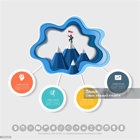 4 단계 또는 옵션 차트 그래프 통해 통신 데이터 리더십 기술을 Infographic 템플릿을 만들 사실과 통계 더 흥미로운 이해 하기 쉽게 만들어 데이터 기반 인수 0명에