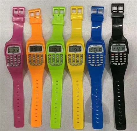 Generic Digital Multi Color Watch WITH CALULATOR Screen Size Free Month At Rs Piece