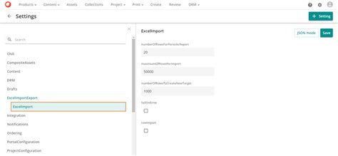Excel Import Settings Sitecore Documentation