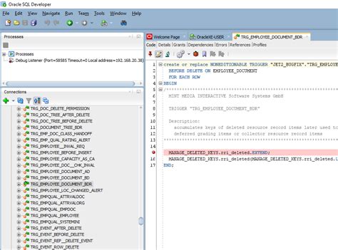 how to fix sqldeveloper remote debug when language system is in english