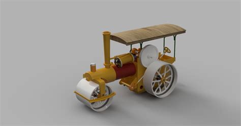 Steam Roller With Oscillating Engine Autodesk Community Gallery