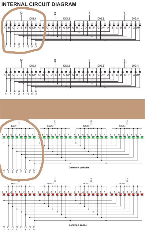 Display Digits And Segments LEDs And Multiplexing Arduino Forum