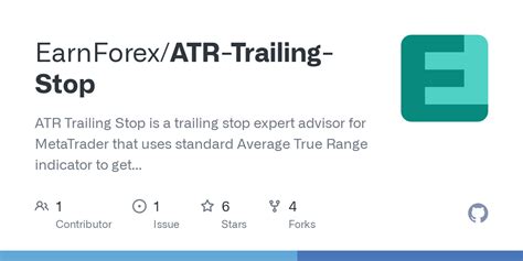 Github Earnforexatr Trailing Stop Atr Trailing Stop Is A Trailing