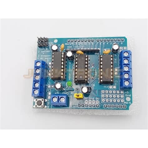 Arduino Motor Shield New Terminal Reverse Soldered Shopee Malaysia