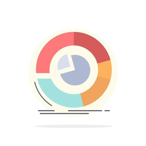 Analysis Analytics Business Diagram Pie Chart Flat Color Icon Vector 19109069 Vector Art At Vecteezy