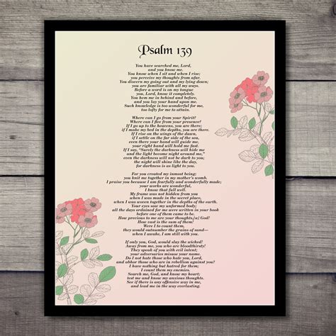 Psalm 139 Printable Bible Verse Printable Scripture Psalms
