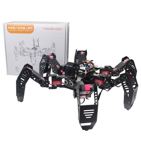 18dof hexapod robot spider robot 2dof ptz with main board for raspberry