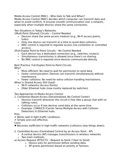 Topic 3 Data Link Layer Midterm Notes Pdf Error Detection And Correction Computer Network