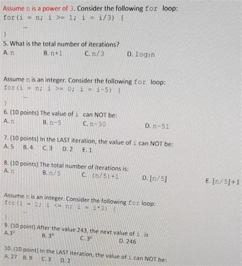 Solved Assume N Is An Integer Consider The Foll Solutioninn
