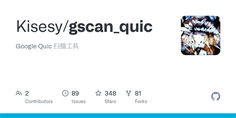 gscan quic gscan go at master · kisesy gscan quic · github