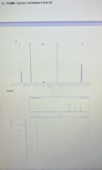 13c nmr spectrum ﻿c4h8o find the structurecosy