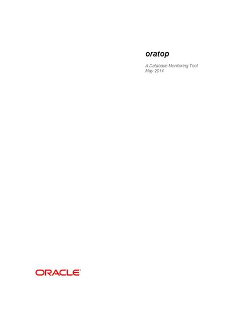 oratop pdf pdf oracle database command line interface