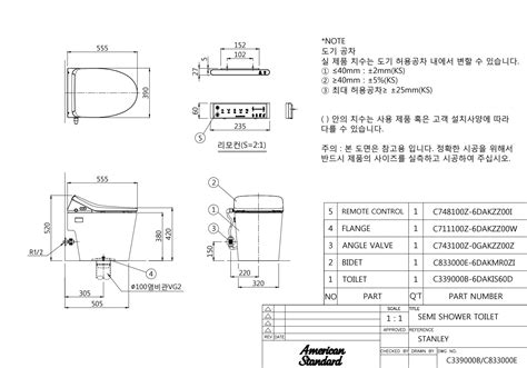 아메리칸스탠다드 스탠리 Stanely 비데일체형 양변기 Humanandcompany
