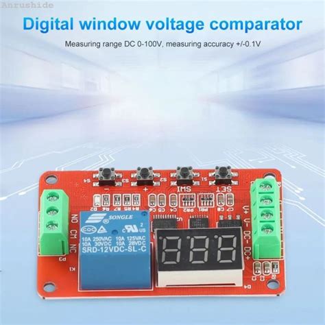Anrushide Dvb01 Charge Discharge Monitor Controller Dc 5v 12v 24v Digital High Quality Display