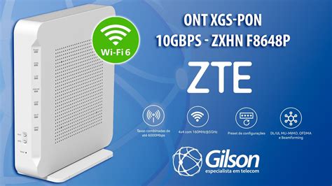 Ont Zte Xgs Pon De 10gbps Zxhn F8648p Datasheet Configurações E Teste De Velocidades 1 5gbps