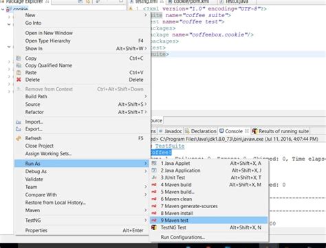 How To Create Build With Eclipse Maven And Testng Upali Nandy
