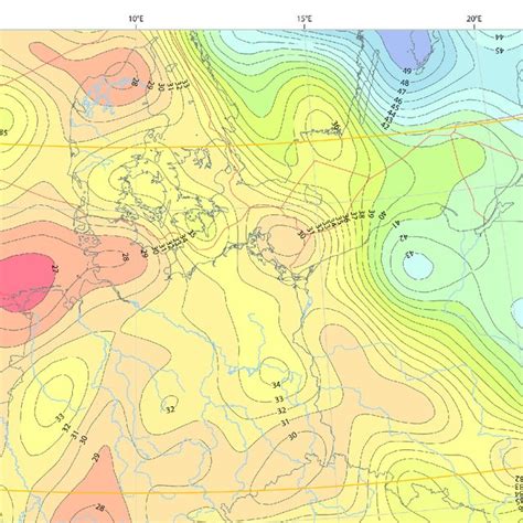 2 Depth To The Moho Discontinuity After Grad Et Al 2009 Download Scientific Diagram