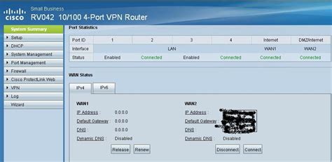 dsl wifi modem to rv042 cisco community