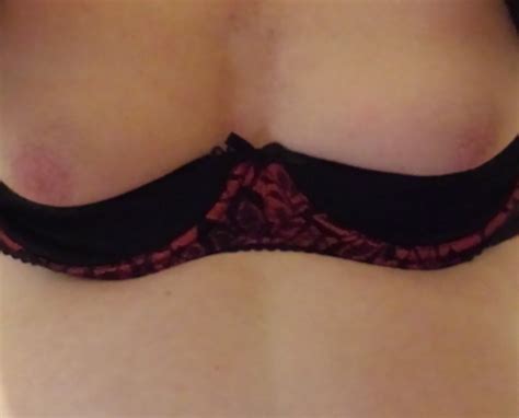 Me Wearing Open Cup Bra And G Strings Photo 4