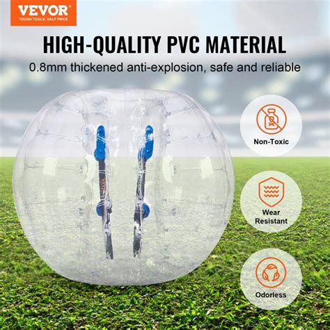 Vevor Inflatable Bumper Ball 1 Pack 5ft15m Body Sumo Zorb Balls For