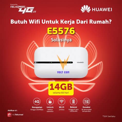 Jual Modem Mifi Huawei E5576 BYPASS Hotspot Modem Wifi 4G Unlock All Operator Indonesia Free