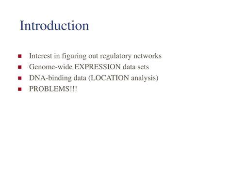 PPT Computational Discovery Of Gene Modules And Regulatory Networks PowerPoint Presentation