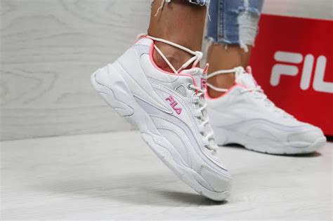 Купить Женские кроссовки FILA Фила, белые. Код товара Д - 5628 36, цена ...