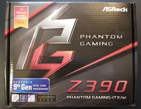 Asrock Z390 Phantom Gaming Itx Ac Motherboard For Intel 9th Gen £90 00 Picclick Uk