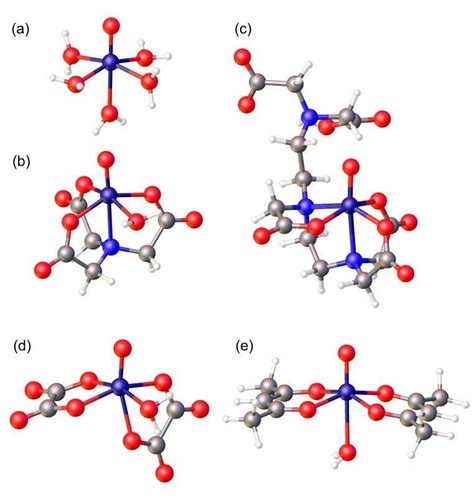 Structures Of The Complexes Investigated In This Work Optimized With Download Scientific