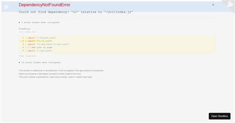 ol ext template codesandbox