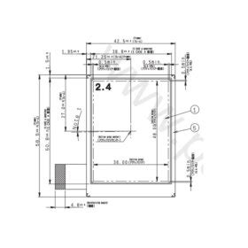 COM24H2P94ULC Ortustech 2 4 Inch TFT LCD Display 240x320 Transflective LCD Panel YOURITECH