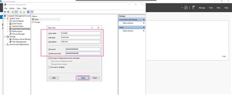 step by step guide to add a local user account to window server 2019 base hackerxone