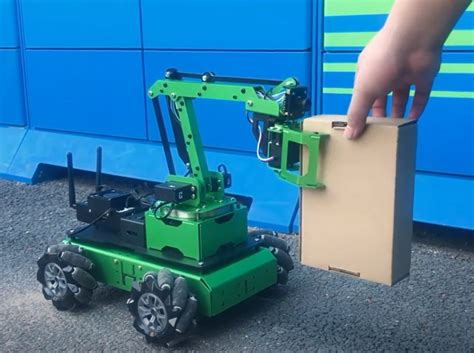 Hiwonder Jetmax Pro Jetson Nano Robot Arm With Mecanum Wheel Chassis