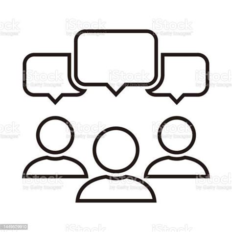 Iconperson와 말풍선 고객에 대한 스톡 벡터 아트 및 기타 이미지 고객 단순함 대화 풍선 문자 기호 Istock