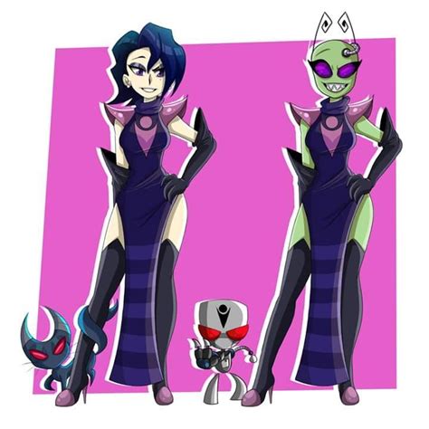 Tak And Irken From Invader Zim