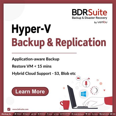 Vembu Technologies On Linkedin Bdrsuite Backup Recovery Hyperv Dataprotection