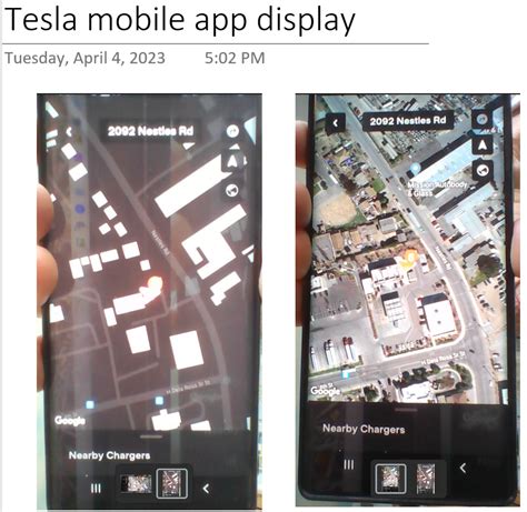 Mobile App Display Black Only Tesla Motors Club