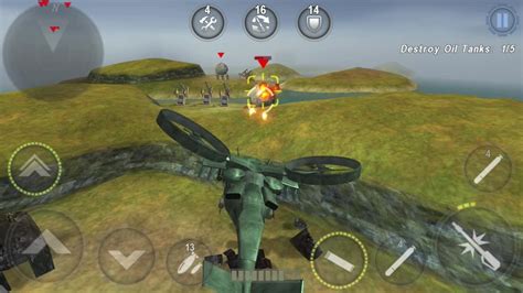 Gunship Battle Helicopter 3d Android Gameplay Youtube